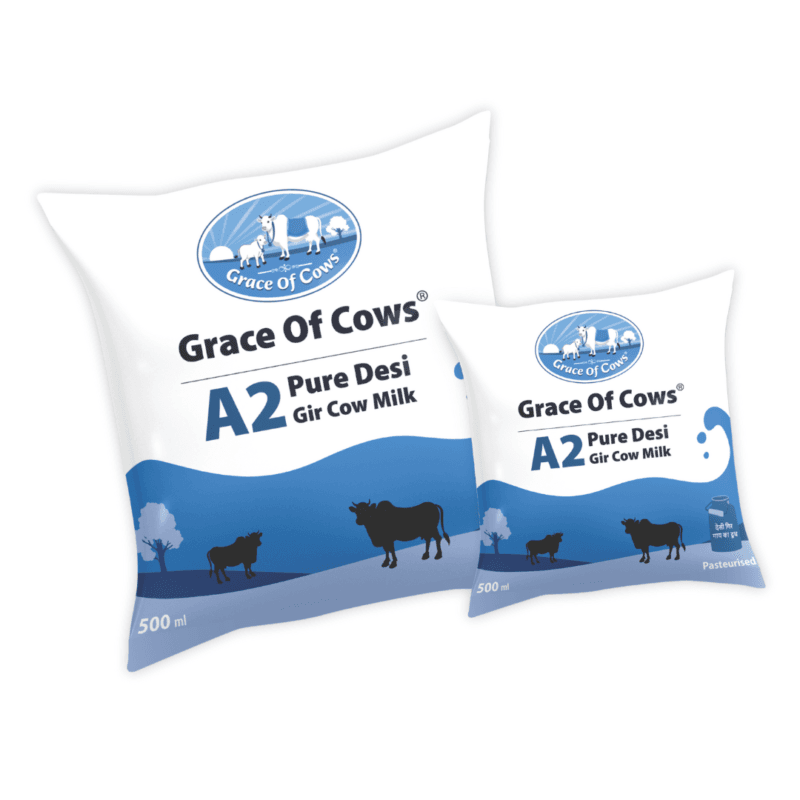 Superior A2 Pure Desi Gir Cow Milk | The Pure Choice | Grace of Cows