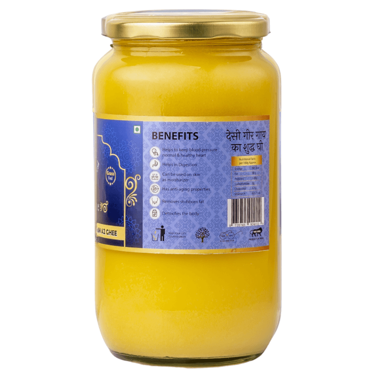 Buy 1Ltr A2 Gir Cow Ghee - Authentic Taste | Grace of Cows